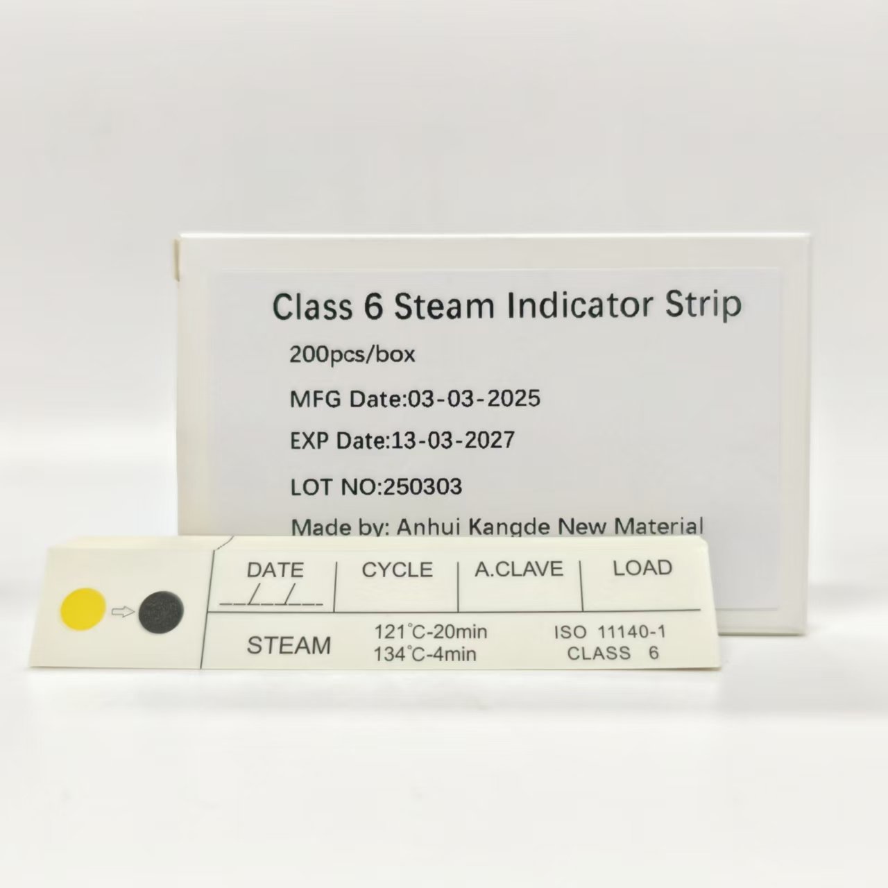 Sterilization Monitoring System Class 6/Type 6 Chemical Steam Indicator ...